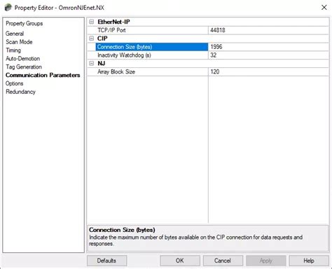 Top Server Omron Nj Nx Ethernet Opc Da Ua Ethernet Ip Driver Details