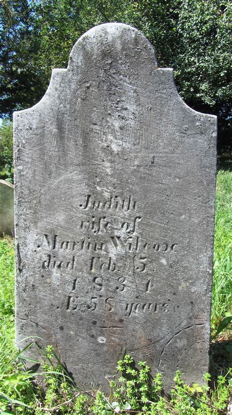 Judith Carter Wilcox 1776 1834 Mémorial Find A Grave