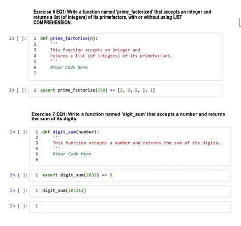 Solved Exercise 6 Eq1 Write A Function Named