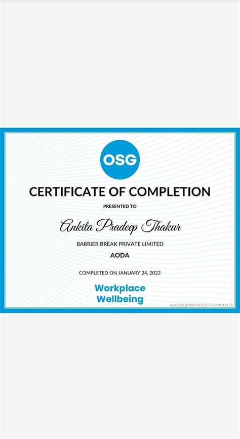 Ankita Thakur On Linkedin Hello Everyone Im Excited To Share That Have Completed The Osg Aoda…