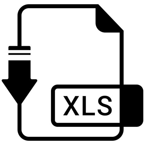 Xls 다운로드 파일 및 폴더 아이콘