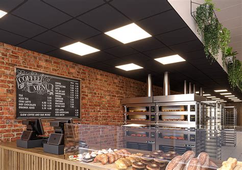 Easycare Black 600 X 600 Ceiling Tile Elevate Interior Solutions
