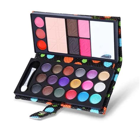 1set Fashion Ladies 18 Color Diamond Shine Eye Shadow Palette Makeup