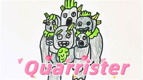 How To Draw Quarrister My Singing Monsters Drawing Youtube