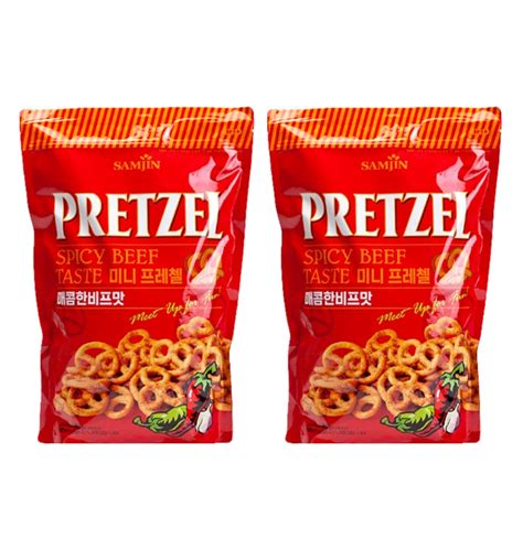 삼진 바삭한 미니 프레첼 매콤한 비프맛 800g X 2개 티몬