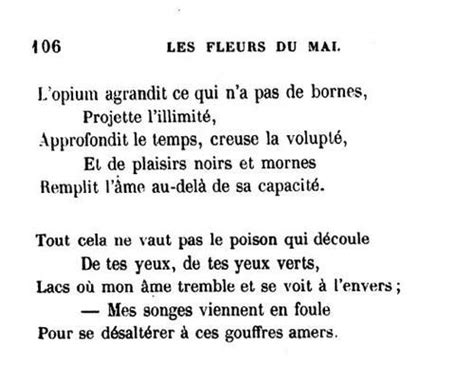Charles Baudelaire Fleurs Du Mal POESIE Pinterest Fleur Du Mal Quote Citation And Verses
