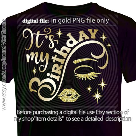 It S Its My Birthday Svg Png Lady Woman Vector Kiss Lips Etsy