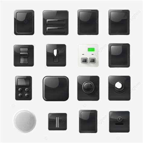 Ux Interface Switch Set Mobile App User PNG Transparent Image And Clipart For Free Download