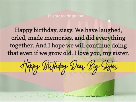 20 Cute Happy Birthday Big Sister Quotes To Celebrate Special Day