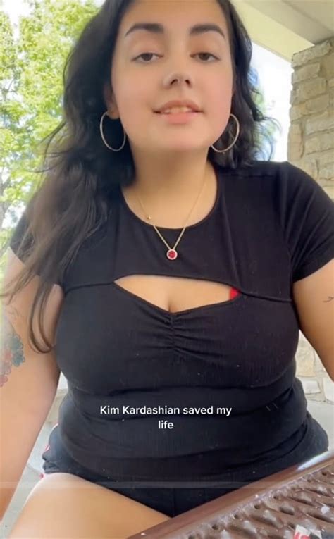 Kim Kardashian Reacts After Tiktoker Claims Skims Shapewear Saved Her Life