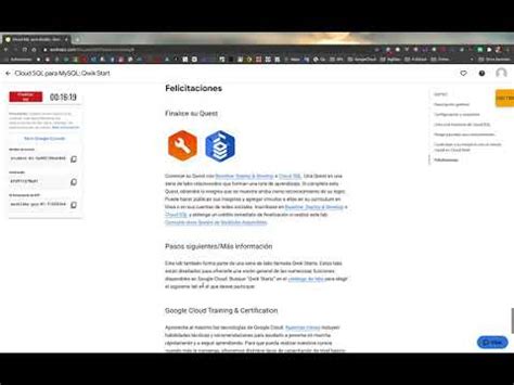 Qwiklabs Cloud SQL Para MySQL Qwik Start YouTube