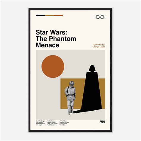 The Phantom Menace Movie Poster The Phantom Menace Print Film Poster