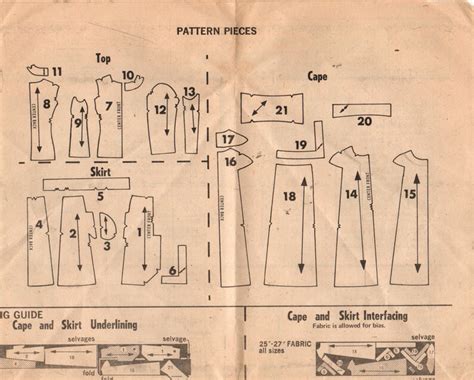 2597 Vogue Sewing Pattern Givenchy Paris Original Misses Cape Skirt