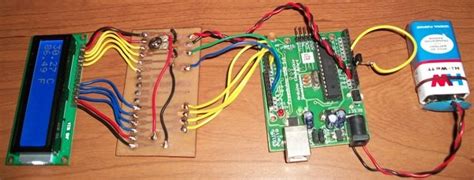 Temperature Display Using LCD Duino