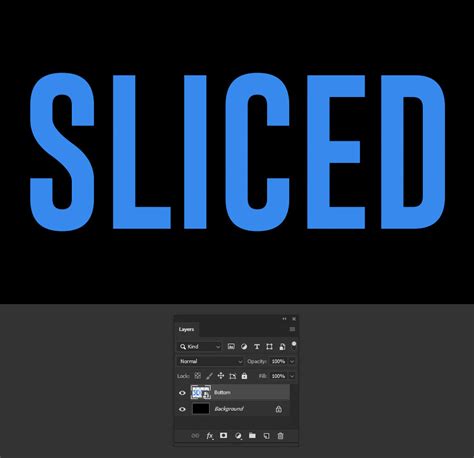 How To Make An Editable Sliced Text Effect In Photoshop Wegraphics