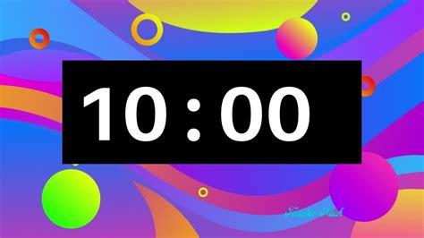 10 Minutes Timer 10 Minutes Countdown Timer Youtube