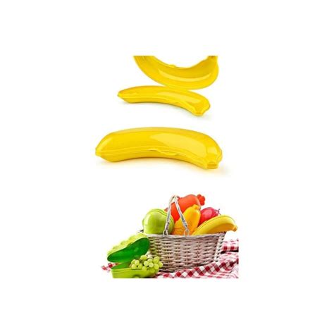 Banana Shaped Storage Container 500 Ml 2 Pieces