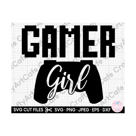 Gamer Girl Svg Gaming Svg Streamer Svg Files For Cricut Png Inspire