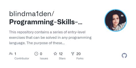 Github Blindma1denprogramming Skills Level3 This Repository