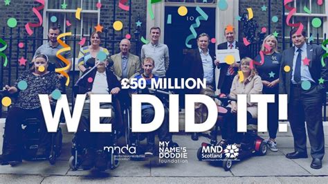 We Did It Government Gives £50m For Targeted Mnd Research Doddie Aid