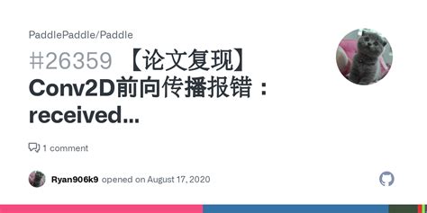 【论文复现】conv2d前向传播报错：received Inputdatatype6 Filterdatatype5