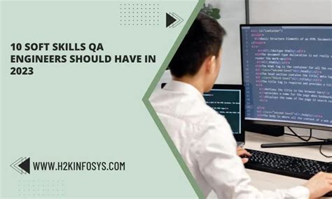 H2k Infosys On Linkedin 10 Soft Skills Qa Engineers Should Have In 2023