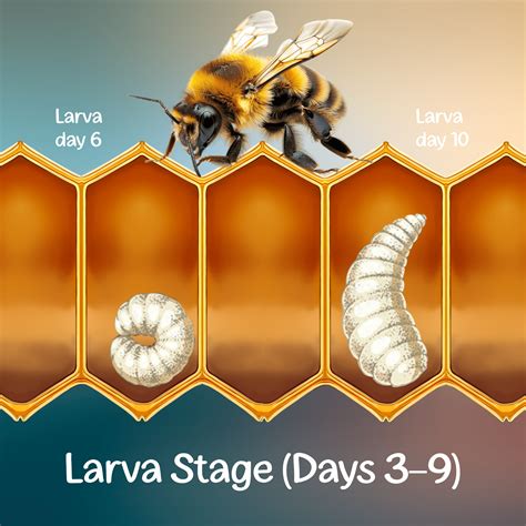 The Life Cycle Of Honey Bees From Egg To Adult Hhc