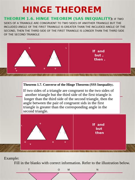 Hinge Theorem Pdf