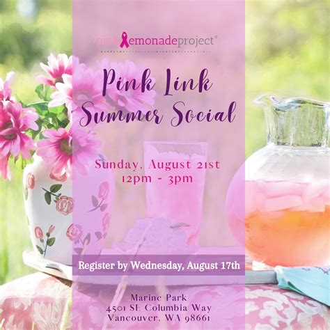 Pink Lemonade Project We Help People Who Have Breast Cancer