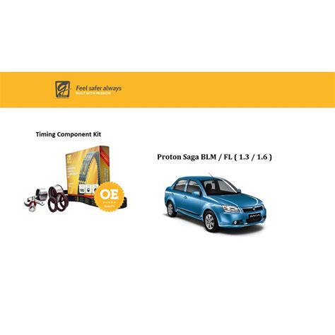Proton Saga Blm Fl Timing Component Kit Timing Belt Timing Kit