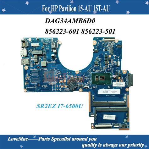 Placa Base Para Ordenador Port Til HP Pavilion 15 AU 15T AU 856223 601