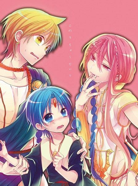 Alibaba X Aladdin X Kouha Anime Magi Magi Anime