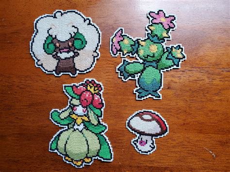 Unova Grass Type Pokemon Cross Stitch Etsy