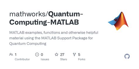 Github Mathworksquantum Computing Matlab Matlab Examples Functions