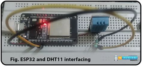 Interfacing Dht11 Dht22 Am2302 With Esp32 Displaying Values On Web