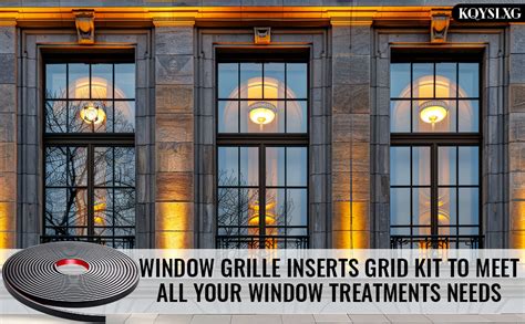 295 Ft Window Grille Inserts Grid Kit Self Adhesive Peel