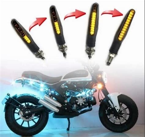 Luces Traseras Led Motocicleta Indicador Ámbar Intermitente Meses sin
