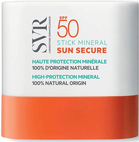 SVR Sun Secure Stick Mineral SPF 50 ingredients (Explained)