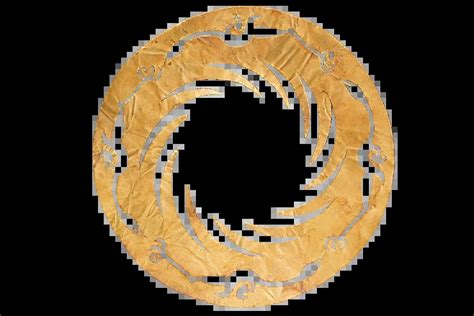 商周 金沙太阳神鸟金饰 成都金沙遗址博物馆 花瓣网