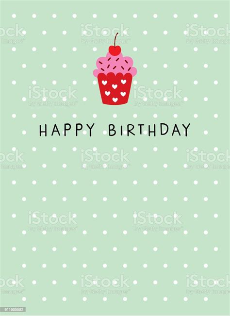 신선한 컵 케 익 생일 인사말 카드 벡터입니다 신선한 머핀 생일 인사말 카드 벡터입니다 귀여운에 대한 스톡 벡터 아트 및 기타 이미지 귀여운 달콤한 음식 디자인