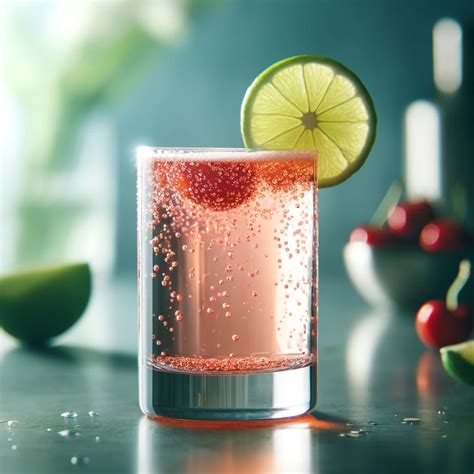Cherry Lime Refresher Vezu Sparkling Water