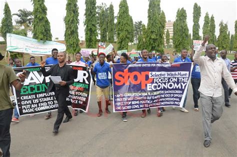 Photos Group Protests Against Economic Challenges In Abuja Punch