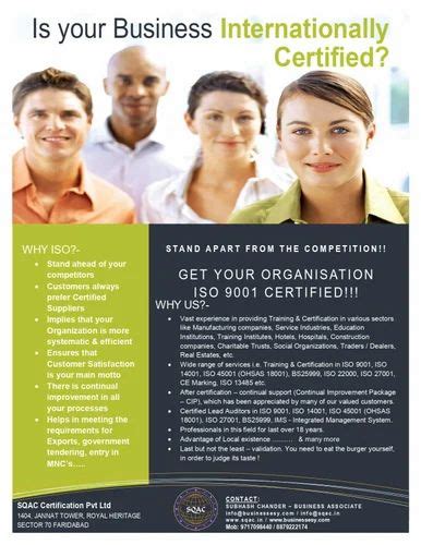 Iso Certification Iso Certification Consultancy Service Provider From