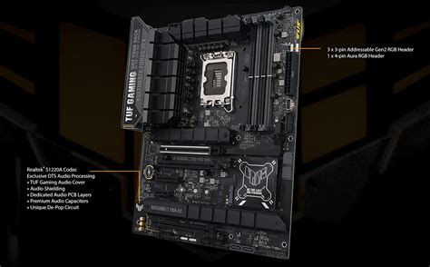 ภาพรวมของเมนบอรด ASUS TUF GAMING Z790 PRO WIFI Root Nation
