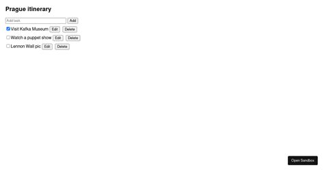 React Dev Codesandbox