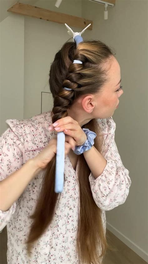 Heatless Curls Tutorial Как сделать кудри без плойки Прически Кудри