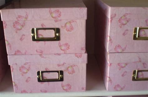 Cute Pink File Boxes Project Idea Cute Pink File Boxes Project Idea