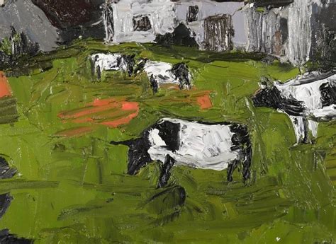 Daniel Nichols Daniel Nichols After Kyffin Williams Contemporary Oil A Welsh Farmstead For