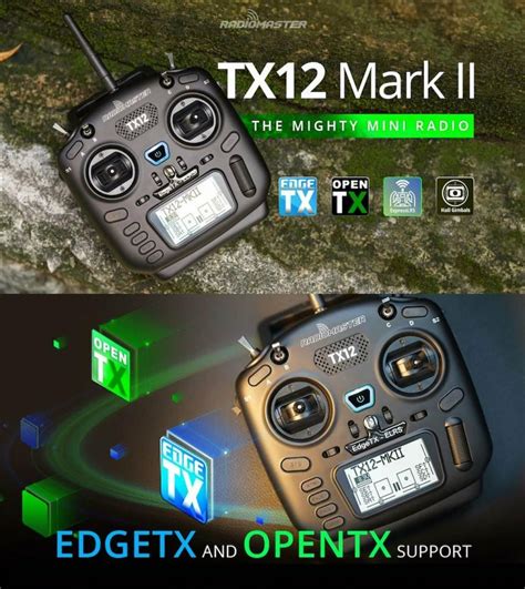RadioMaster TX12 MKII EdgeTX 16CH Radio Transmitter ELRS 2.4GHz ...