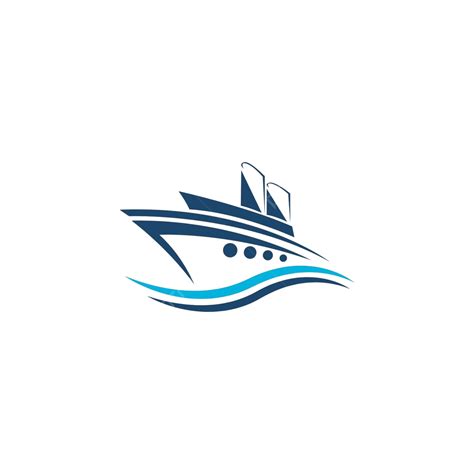 Cruise Ship Logo Icon Design Template Vector Ship Boat Sailboat Vector